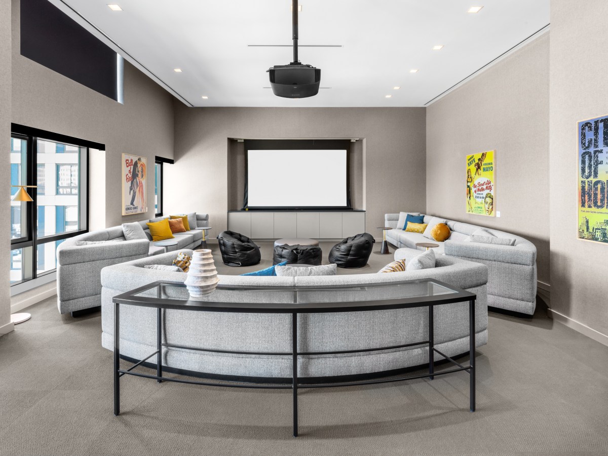Screening/Movie Rooms Perfect for Super Bowl Viewing in Luxury Hudson ...